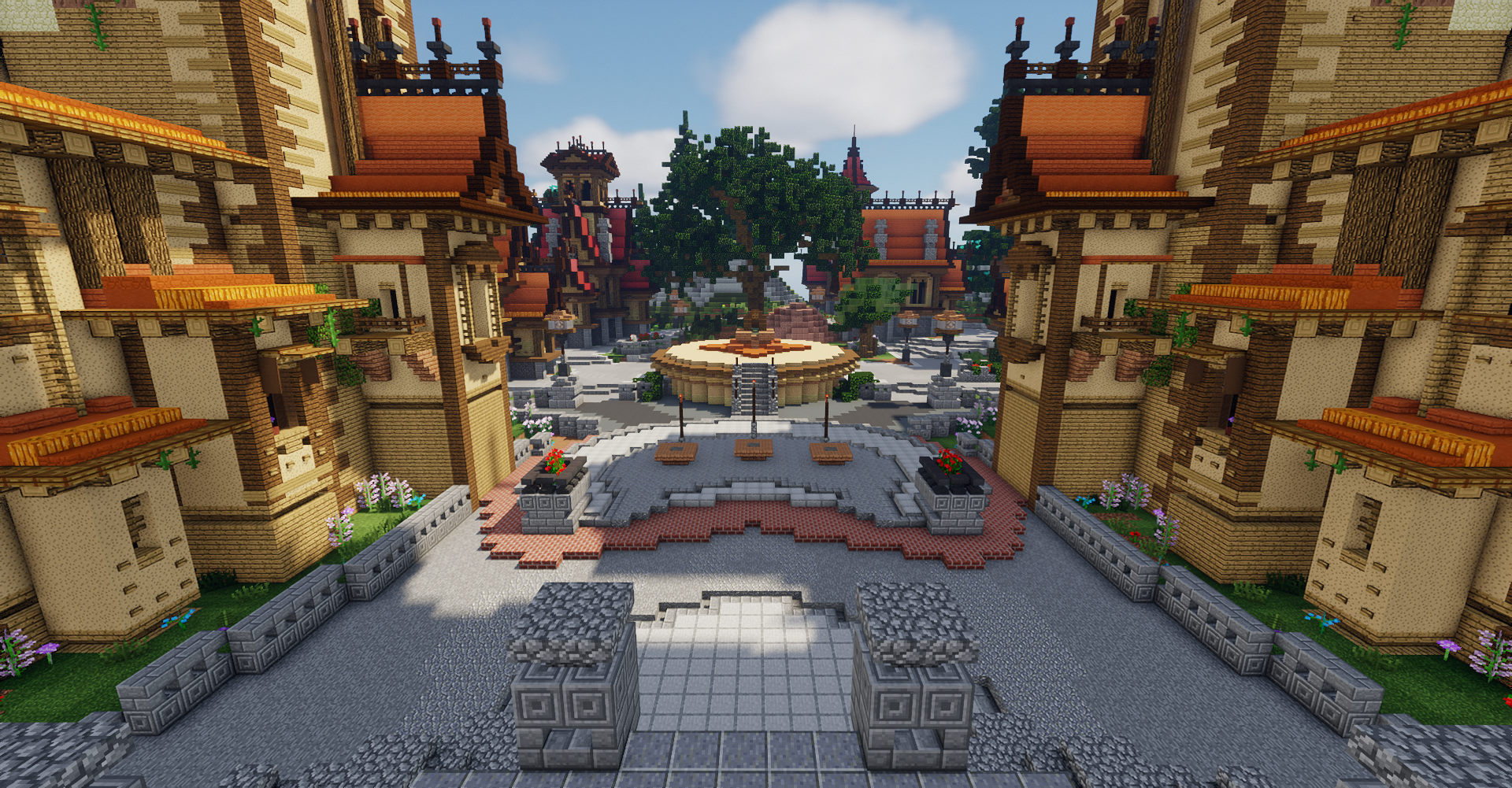 Spawn - Dragon Orange Village - 470x470 | Chunkfactory